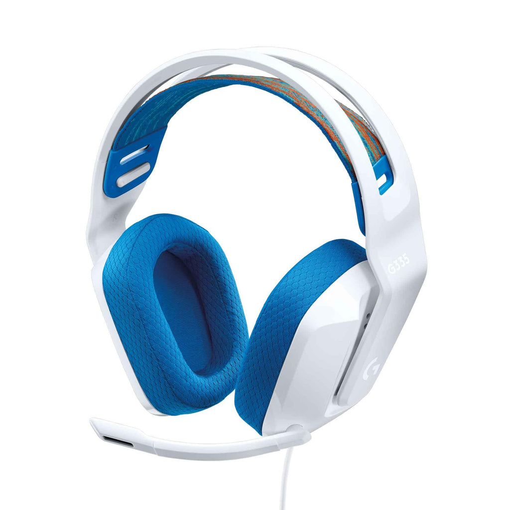 Logitech G335 Wired Gaming Headset (White) - JB Hi-Fi