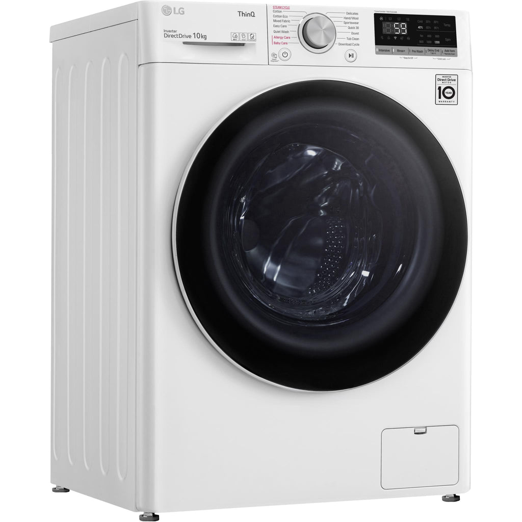 LG 10kg Series 5 Front Load Washer (White) WV5-1410W - JB Hi-Fi