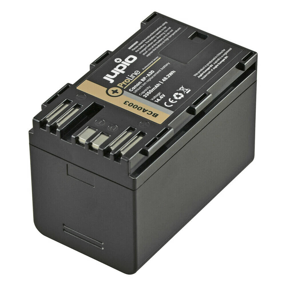 Jupio ProLine Li-ion 14.4V 3350mAh Battery For Canon BP-A30 Video Came ...