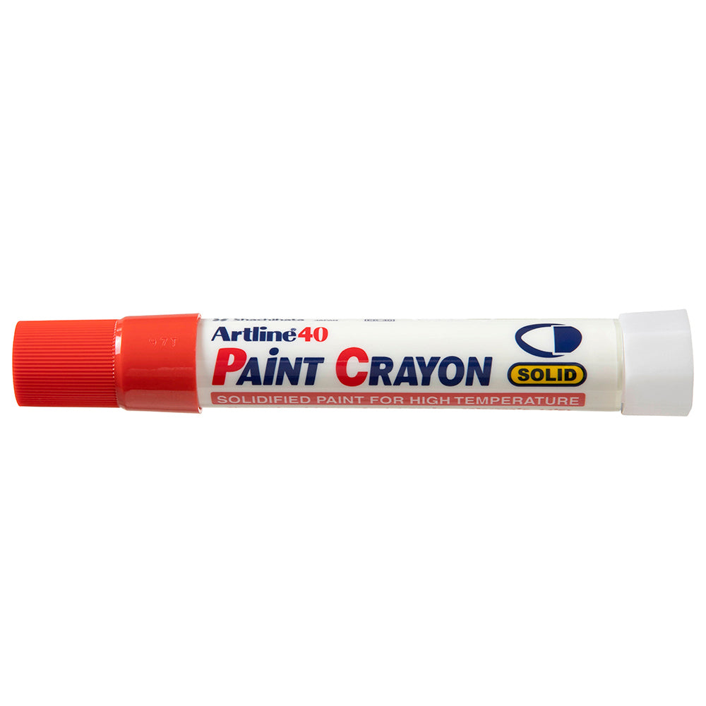 Artline 40 Box 12 Permanent Paint Crayon (Solid Red) - JB Hi-Fi
