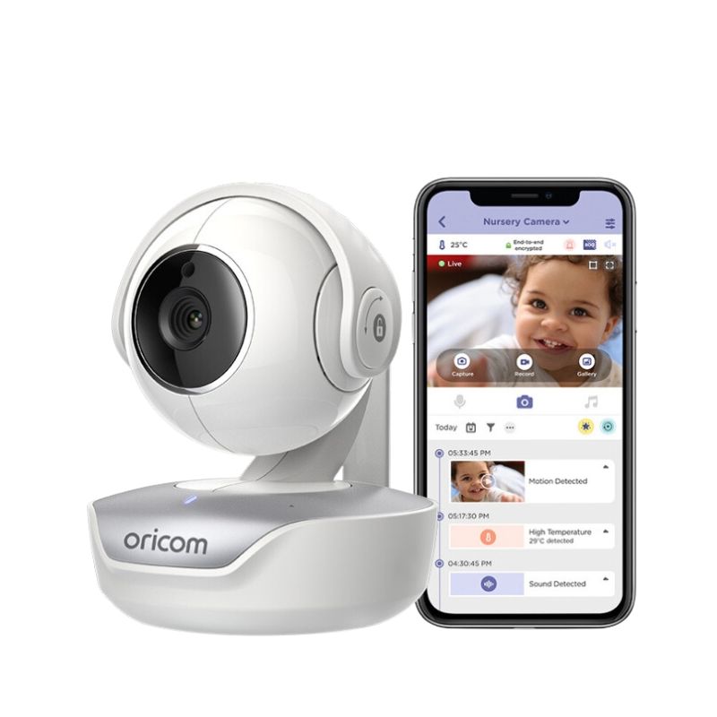 Oricom OBHPTZ Smart HD Video Baby Monitor with Motorised Pan Tilt - JB ...
