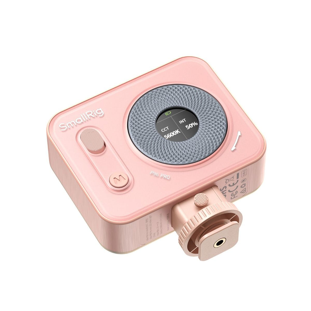 SmallRig Vibe P96 Pro mini LED Video Light (Pink) 4786 - JB Hi-Fi