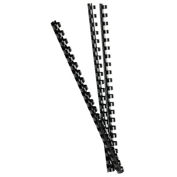 Rexel Box 50 Plastic Binding Comb Round 21 Loop A4 Black (50mm) - JB Hi-Fi