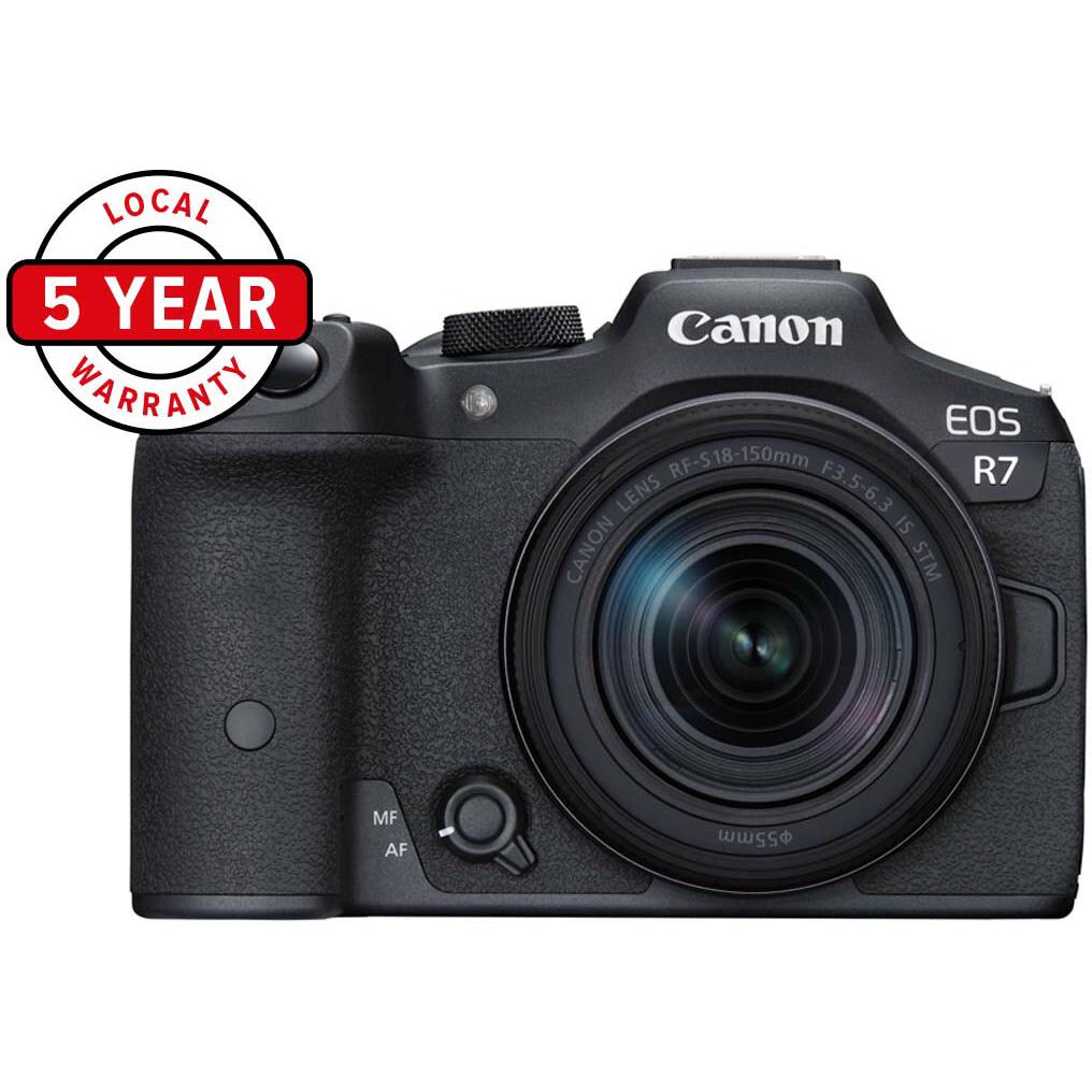 Canon EOS R7 Mirrorless Camera with RFS 18-150STM Lens - JB Hi-Fi
