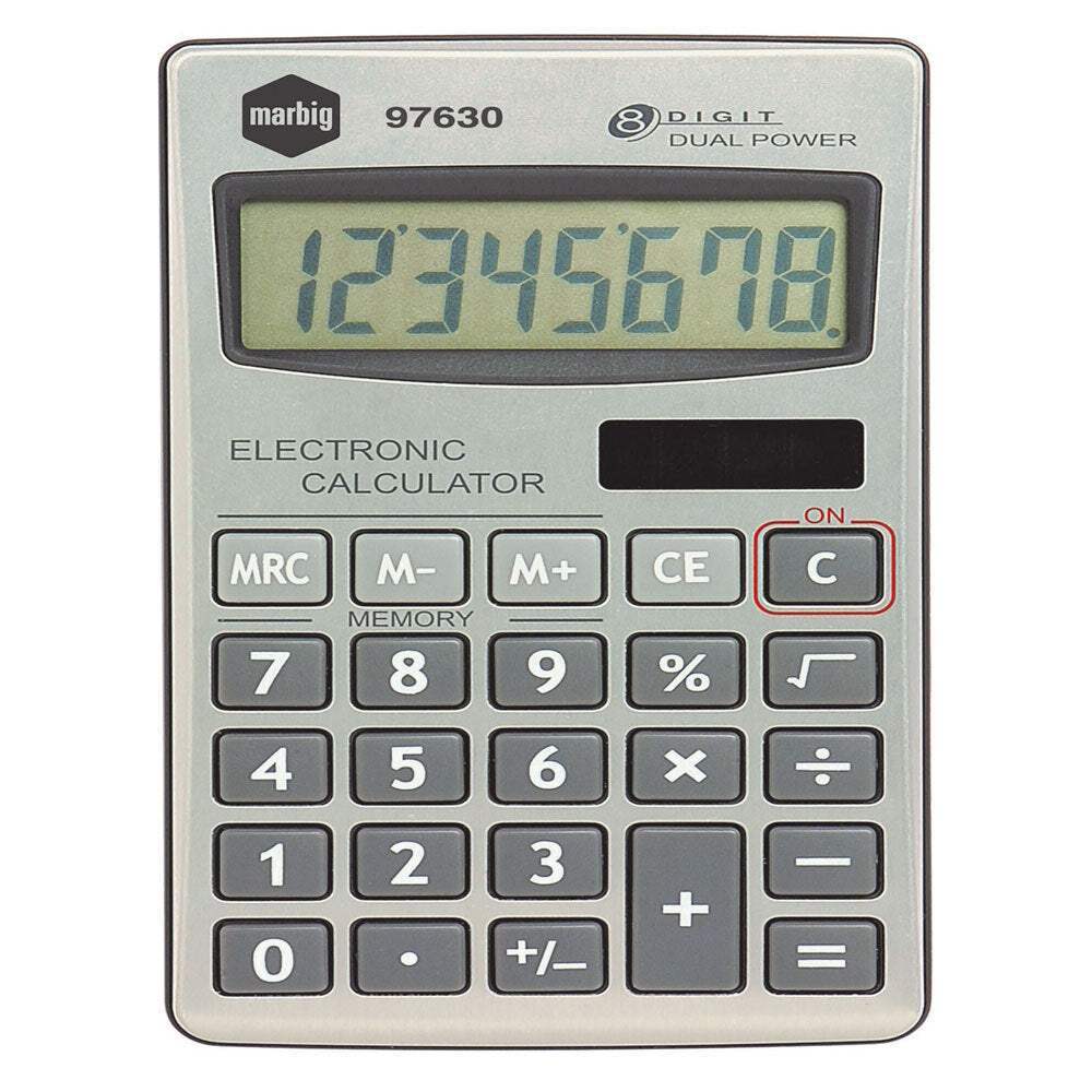 Marbig 8 Digit Calculator Handheld - JB Hi-Fi