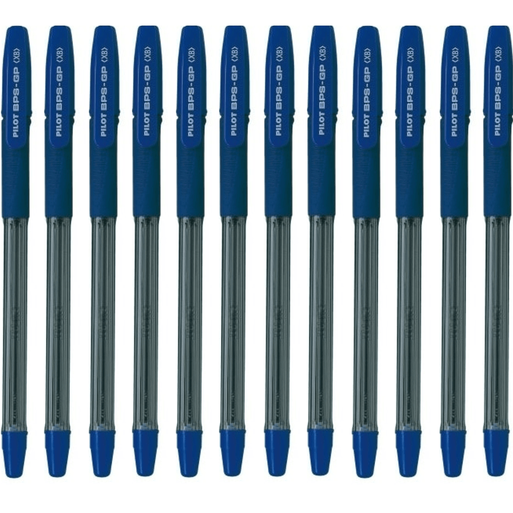 Pilot 623234 Box 12 BPS-GP Ballpoint Pen Extra Broad 1.6mm (Blue) - JB ...