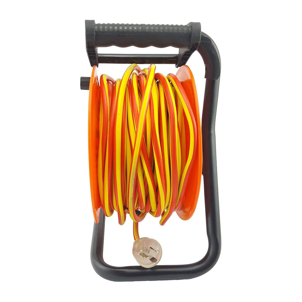 Ultracharge 25m Tradesman Extn Reel 10A Power Plug Extension Cord Swit ...