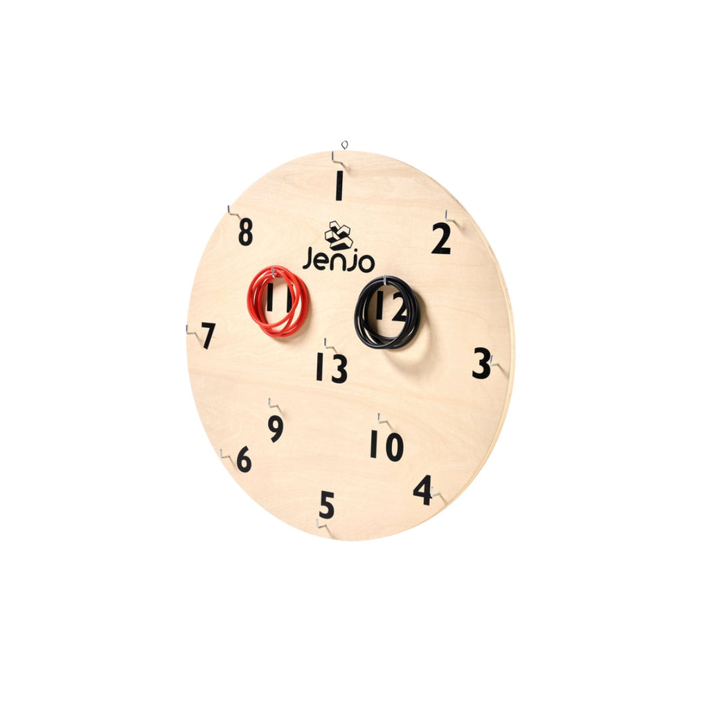 Jenjo Games Wooden Giant Hookey Ring Board Lawn Game 68cm diameter - JB ...