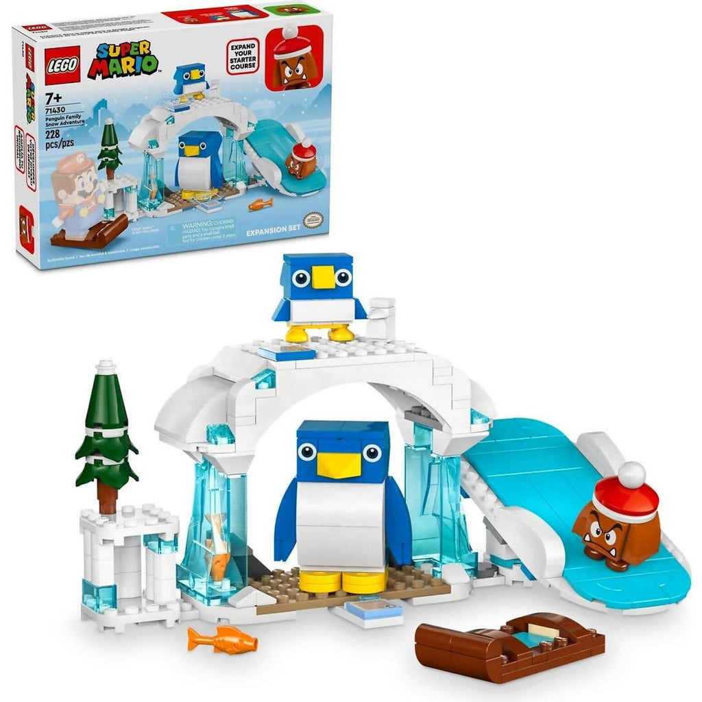 LEGO 71430 Penguin Family Snow Adventure Expansion Set - Super Mario ...