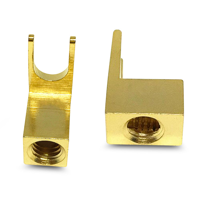 Aerpro AP6042 8 Gauge Gold Plated Screws Fork Terminals - JB Hi-Fi