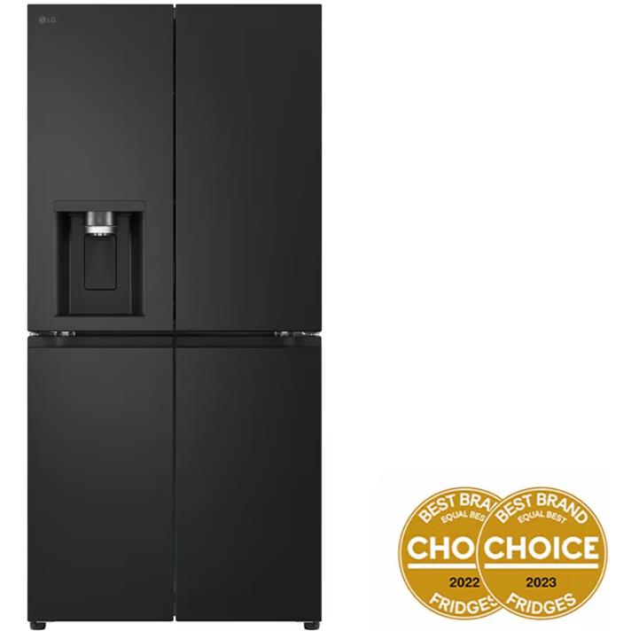 LG GF-L500MBL 506L Slim French Door Fridge (Matte Black) [Plumbed] - JB ...