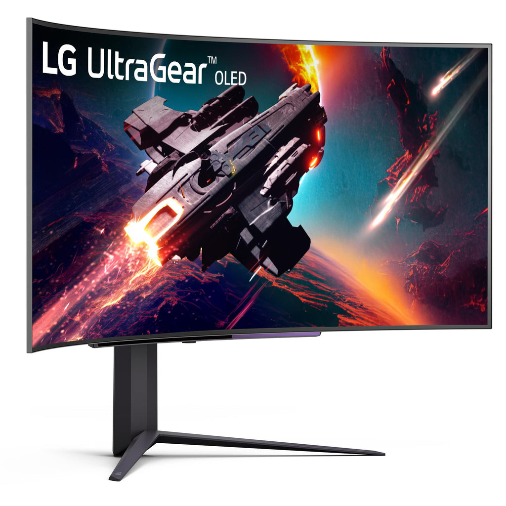 LG UltraGear 45" WQHD 240Hz OLED Curved Gaming Monitor - JB Hi-Fi