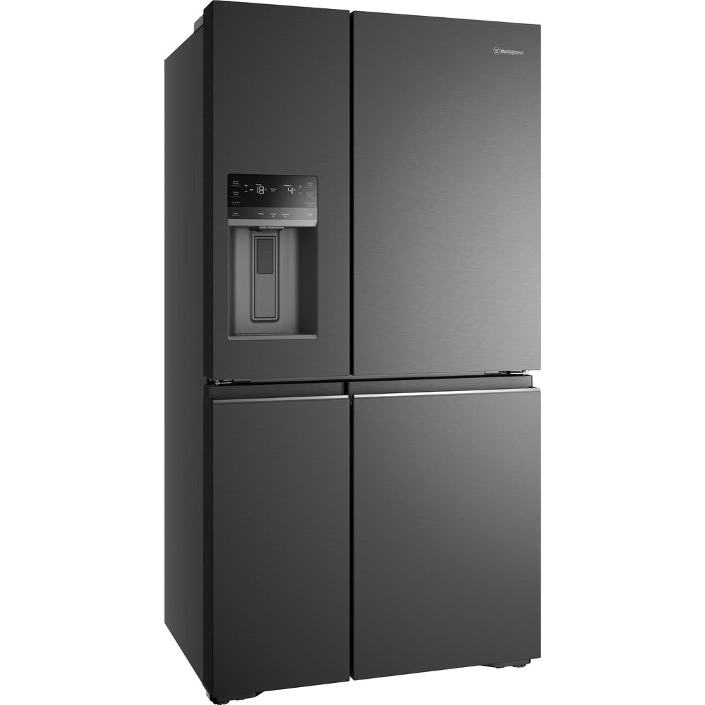 Westinghouse 609L Quad Door Fridge (Matte Black) - JB Hi-Fi