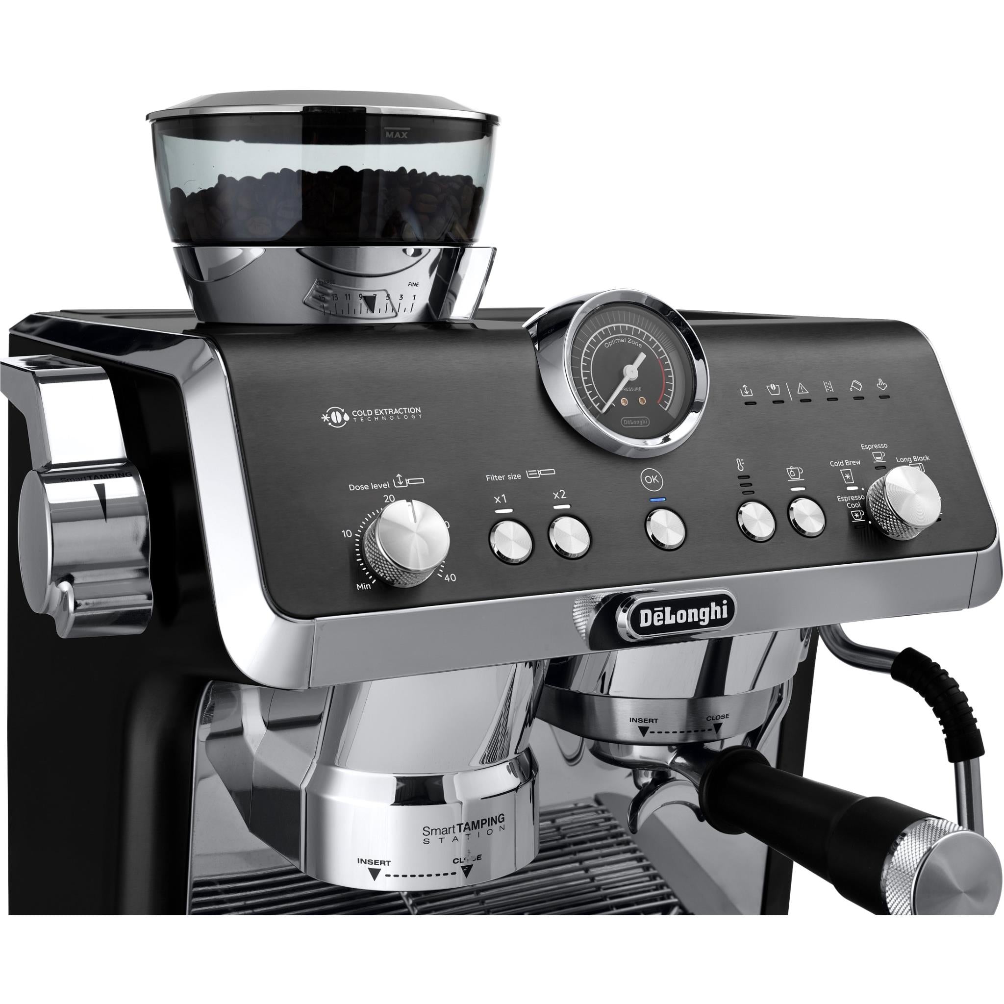 De'Longhi EC9555.M La Specialista Opera Manual Espresso Machine (Black ...