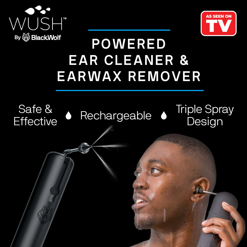 WUSH by Blackwolf Rechargeable Water Powered Ear Cleaner - JB Hi-Fi