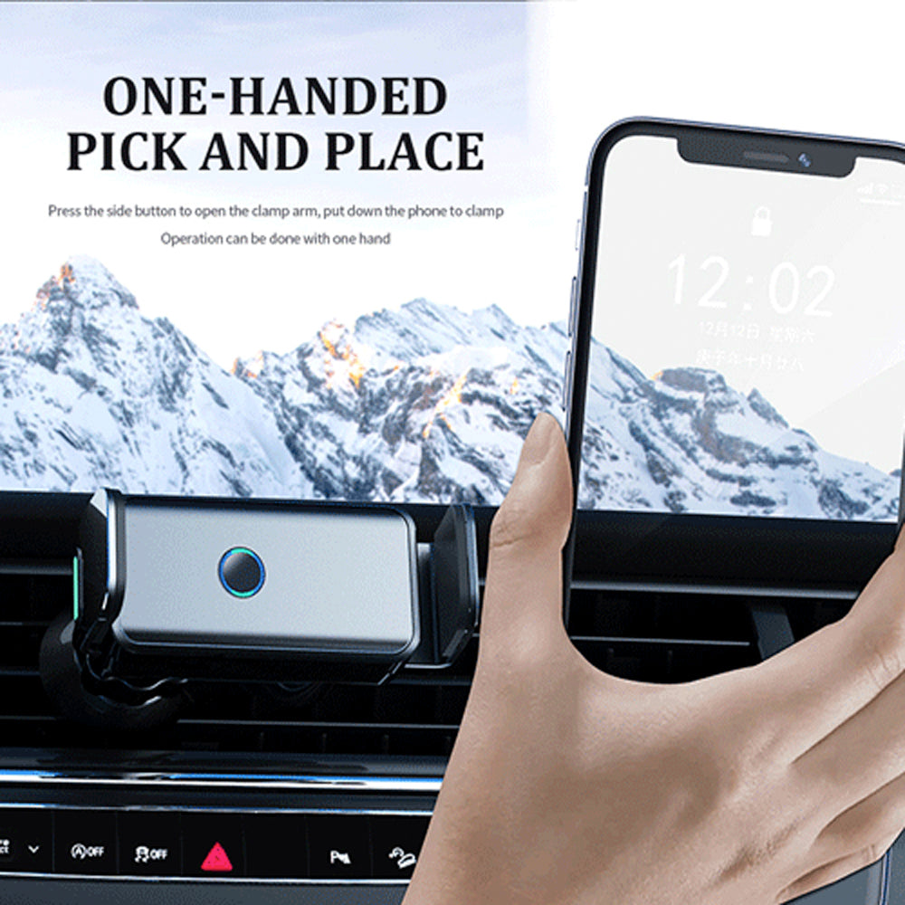 Sansai Rechargeable Car Dashboard Phone Mount with Auto Grip for 4.7-7. ...