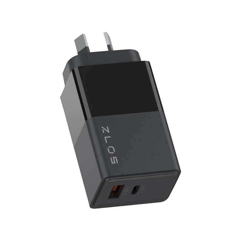 65W Gan Fast Charger Block Two Ports Wall PD Charger AU Plug - JB Hi-Fi