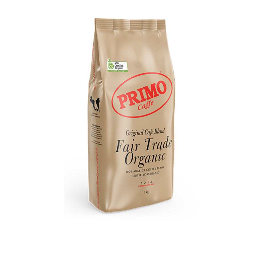 Primo Caffe 1KG Fair Trade Organic Coffee Beans - JB Hi-Fi