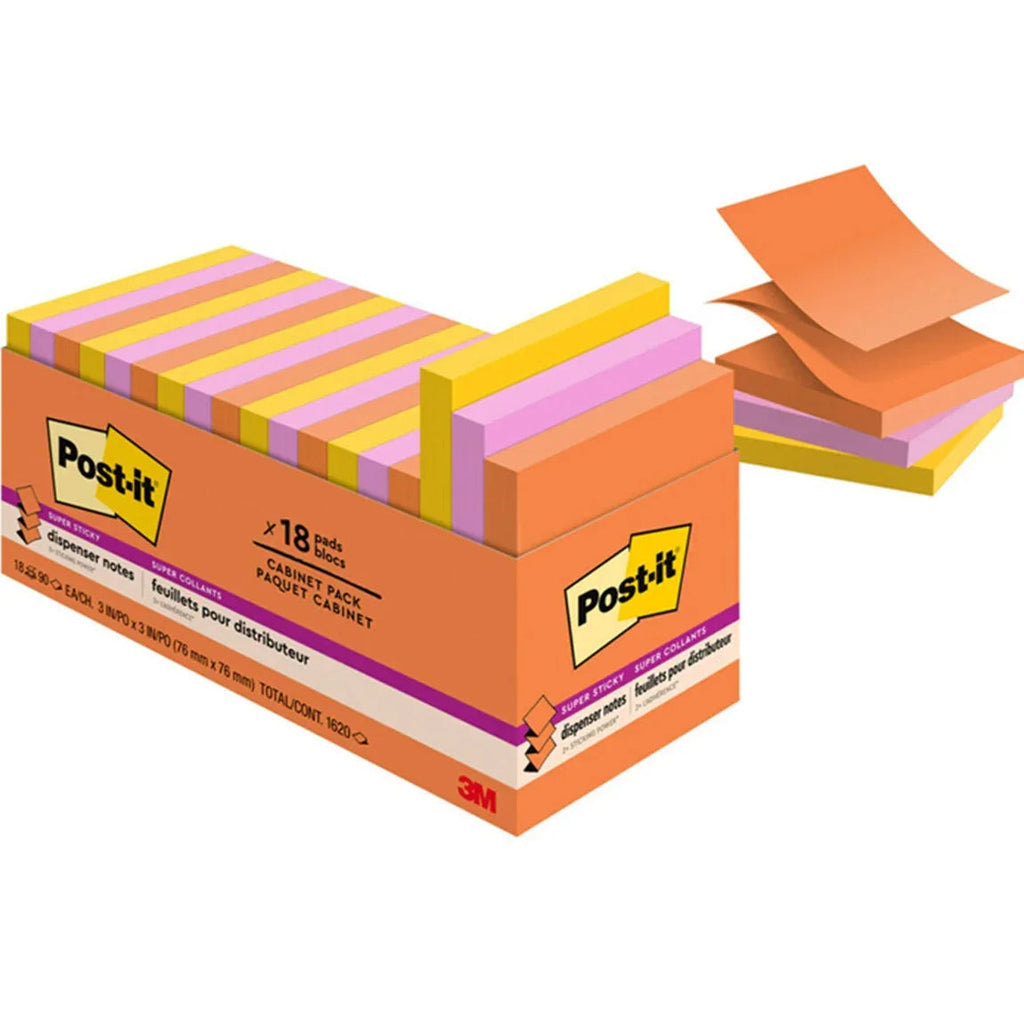 Post-It Super Sticky Notes Pop-Up Rio De Janeiro 76x76mm Cabinet Pack ...