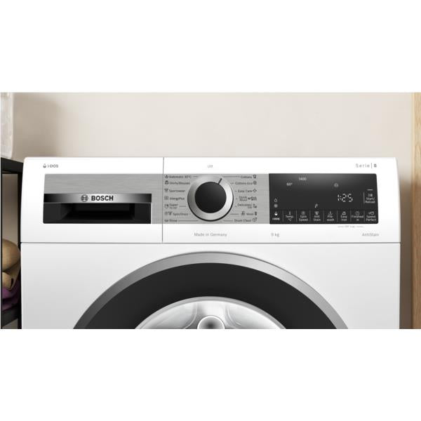 Bosch Series 8 9kg Front Load Washing Machine with i-DOS - JB Hi-Fi