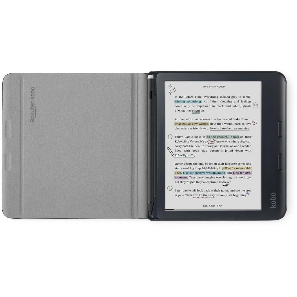 Kobo Libra Notebook Sleepcover Case (Black) - JB Hi-Fi