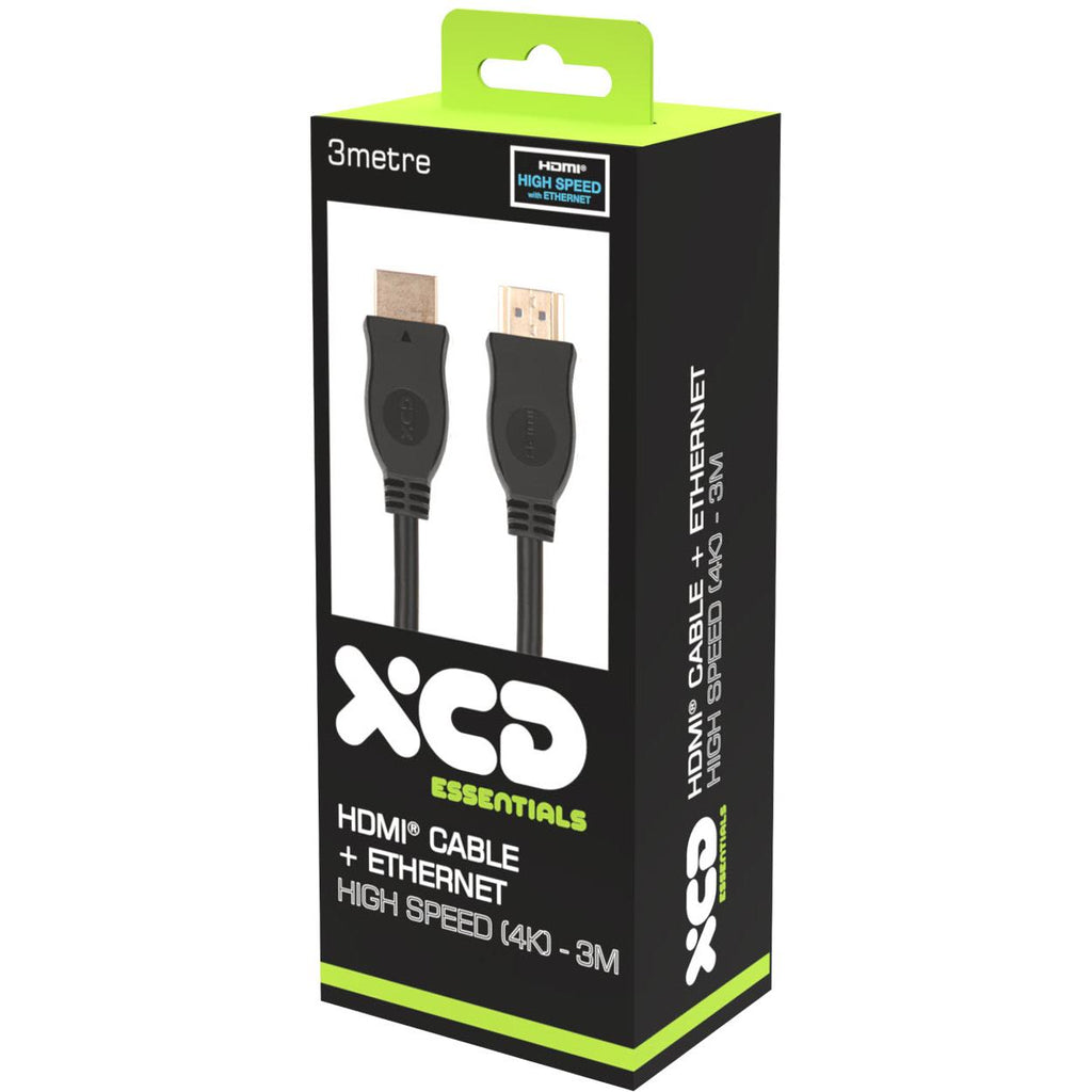 XCD Essentials High Speed HDMI Cable with Ethernet 4K 3m V2 - JB Hi-Fi