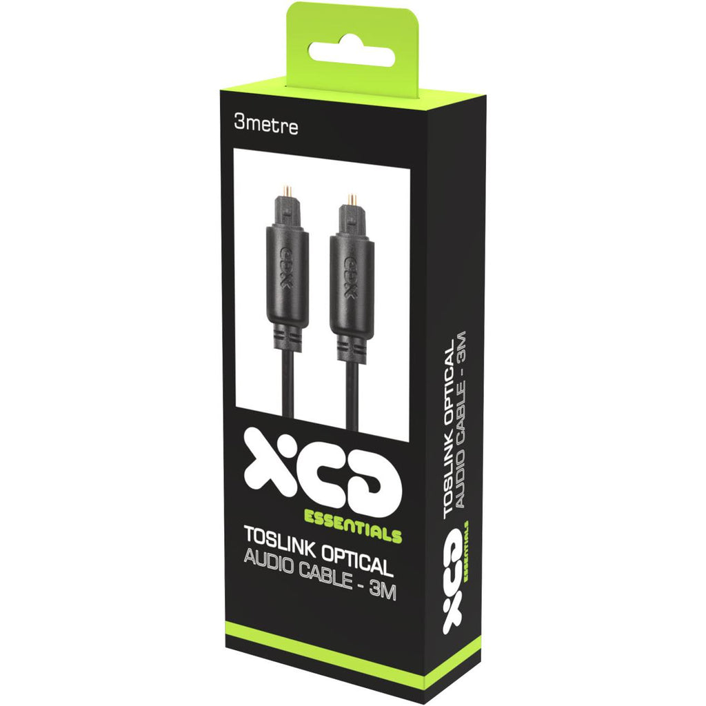 XCD Essentials Digital Toslink Optical Cable V2 3M - JB Hi-Fi