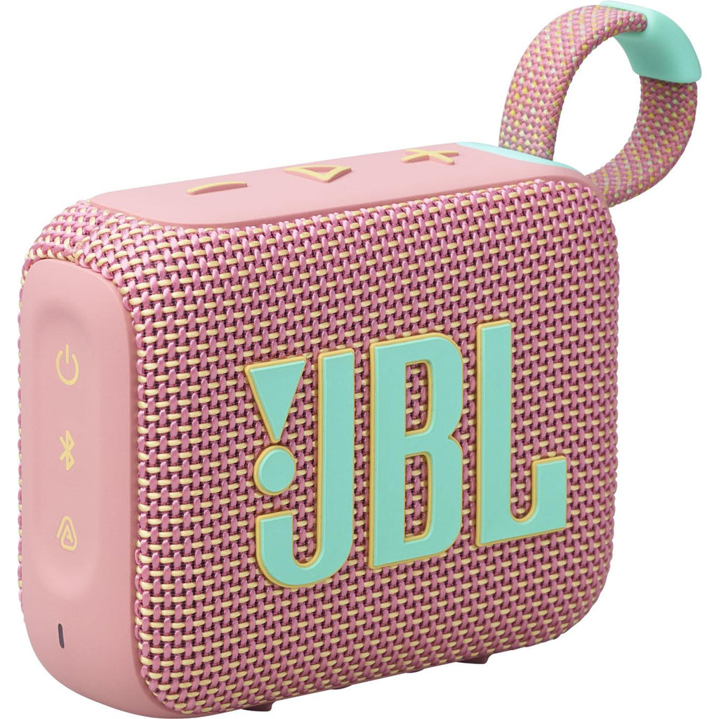JBL Go 4 Mini Portable Bluetooth Speaker (Pink) - JB Hi-Fi