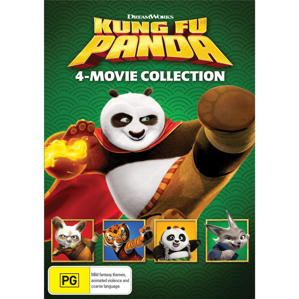 Kung Fu Panda 1-4 Collection - JB Hi-Fi