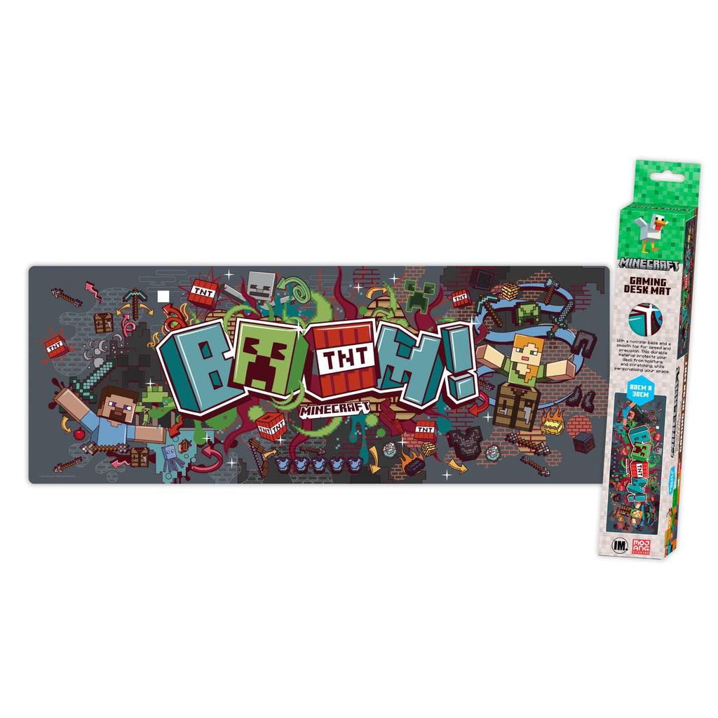 Minecraft - Boom - L Gaming Mat - JB Hi-Fi