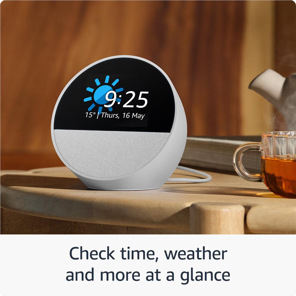 Amazon Echo Spot (Black) - JB Hi-Fi