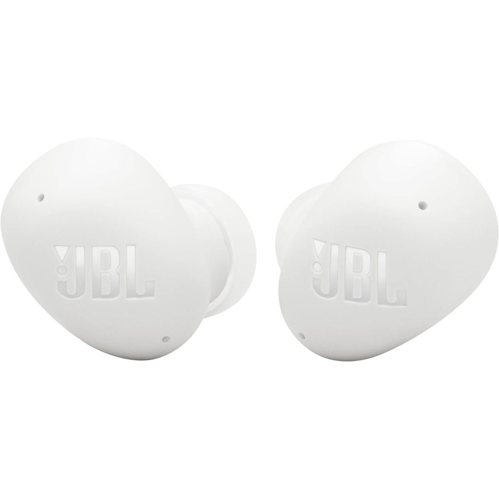 JBL Wave Buds 2 TWS Noise Cancelling In-Ear Headphones (White) - JB Hi-Fi