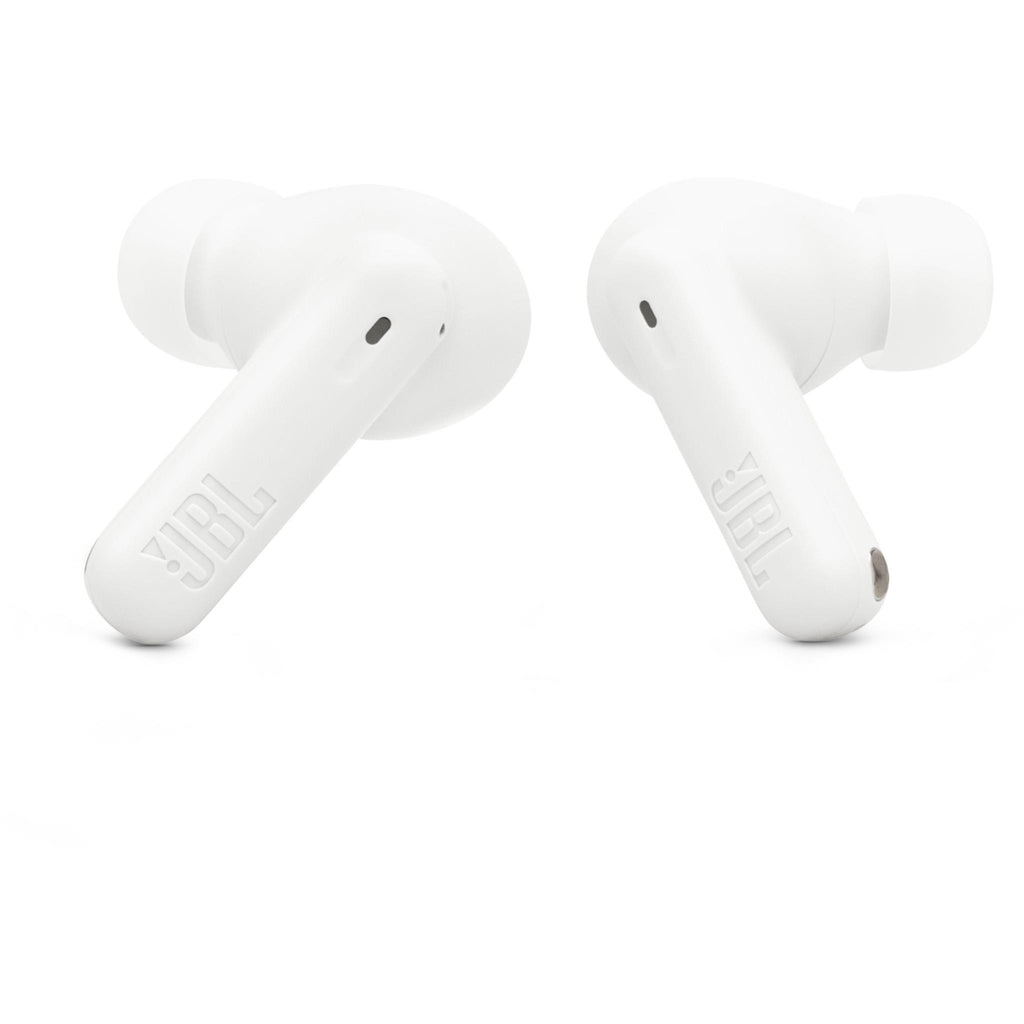 JBL Wave Beam 2 TWS Noise Cancelling In-Ear Headphones (White) - JB Hi-Fi
