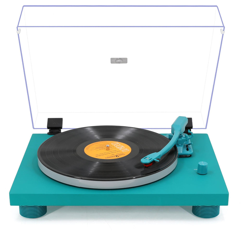 Monster MT-TT249 Manual Turntable (Green) - JB Hi-Fi