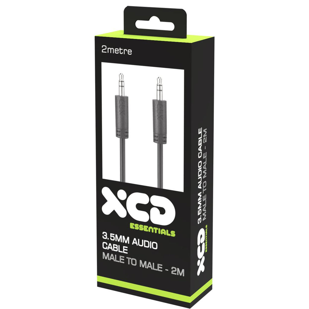 XCD Essentials 3.5mm Male to Male Cable V2 2m - JB Hi-Fi