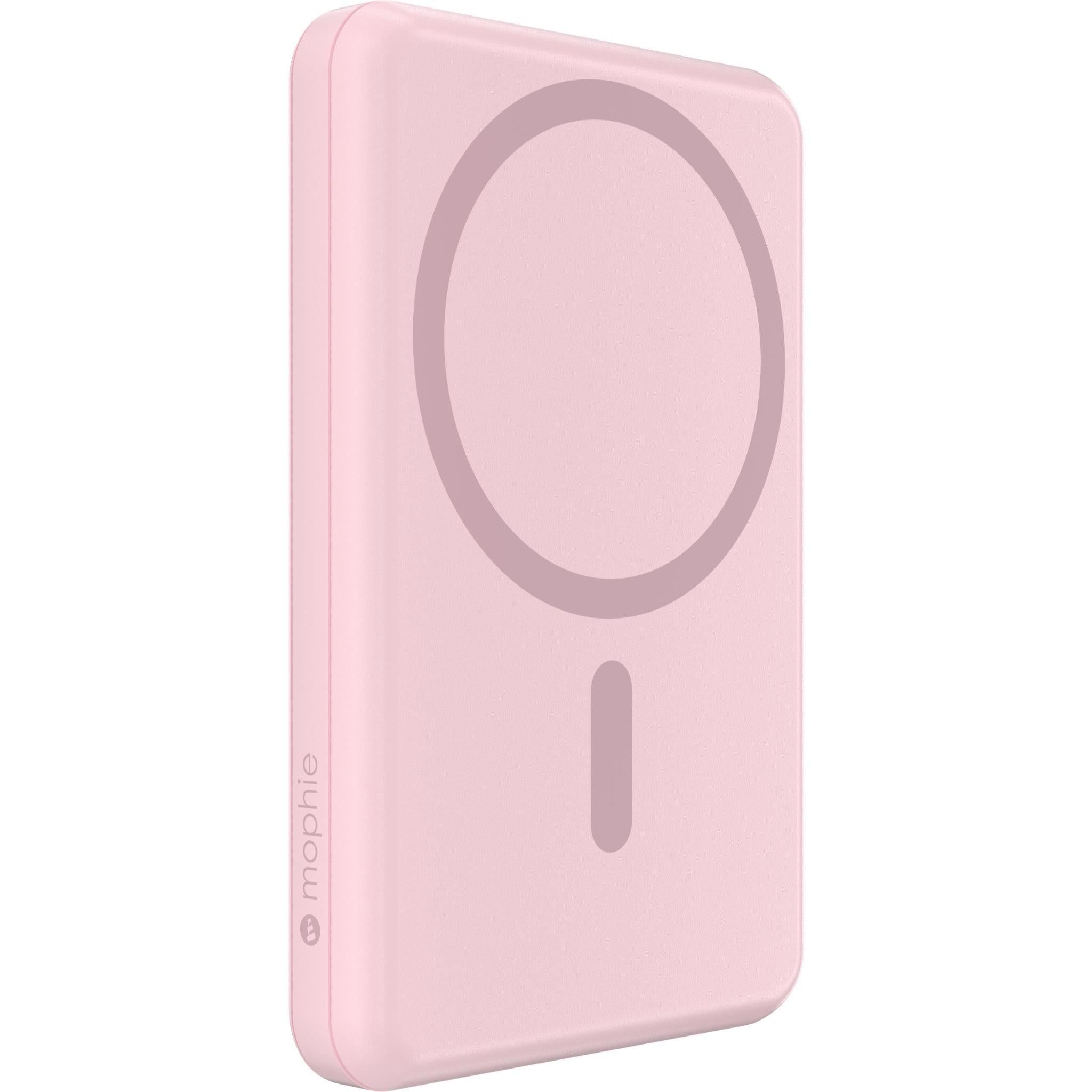 Mophie Magnetic Wireless Power Bank 5K (Pink) - JB Hi-Fi