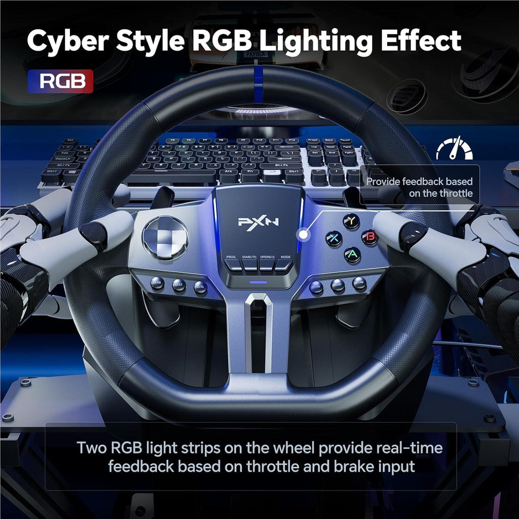 PXN V9 Gen2 Premium Steering Wheel - JB Hi-Fi