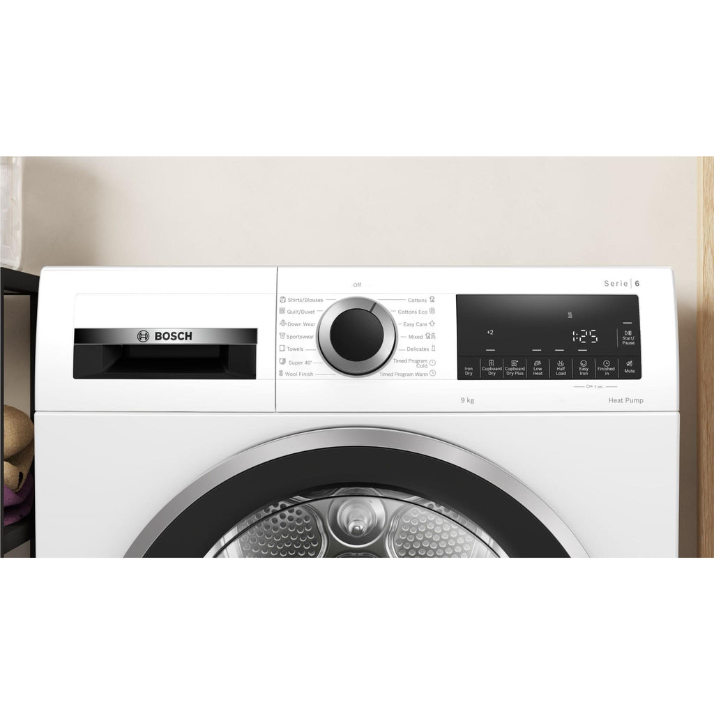 Bosch Series 6 9kg Heat Pump Dryer – Auto Dry Sensors - JB Hi-Fi