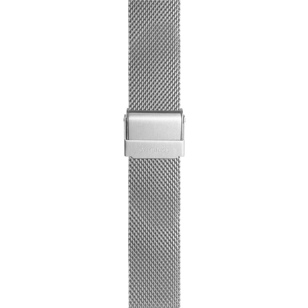 Withings Milanese Mesh Band 18mm (Silver) - JB Hi-Fi
