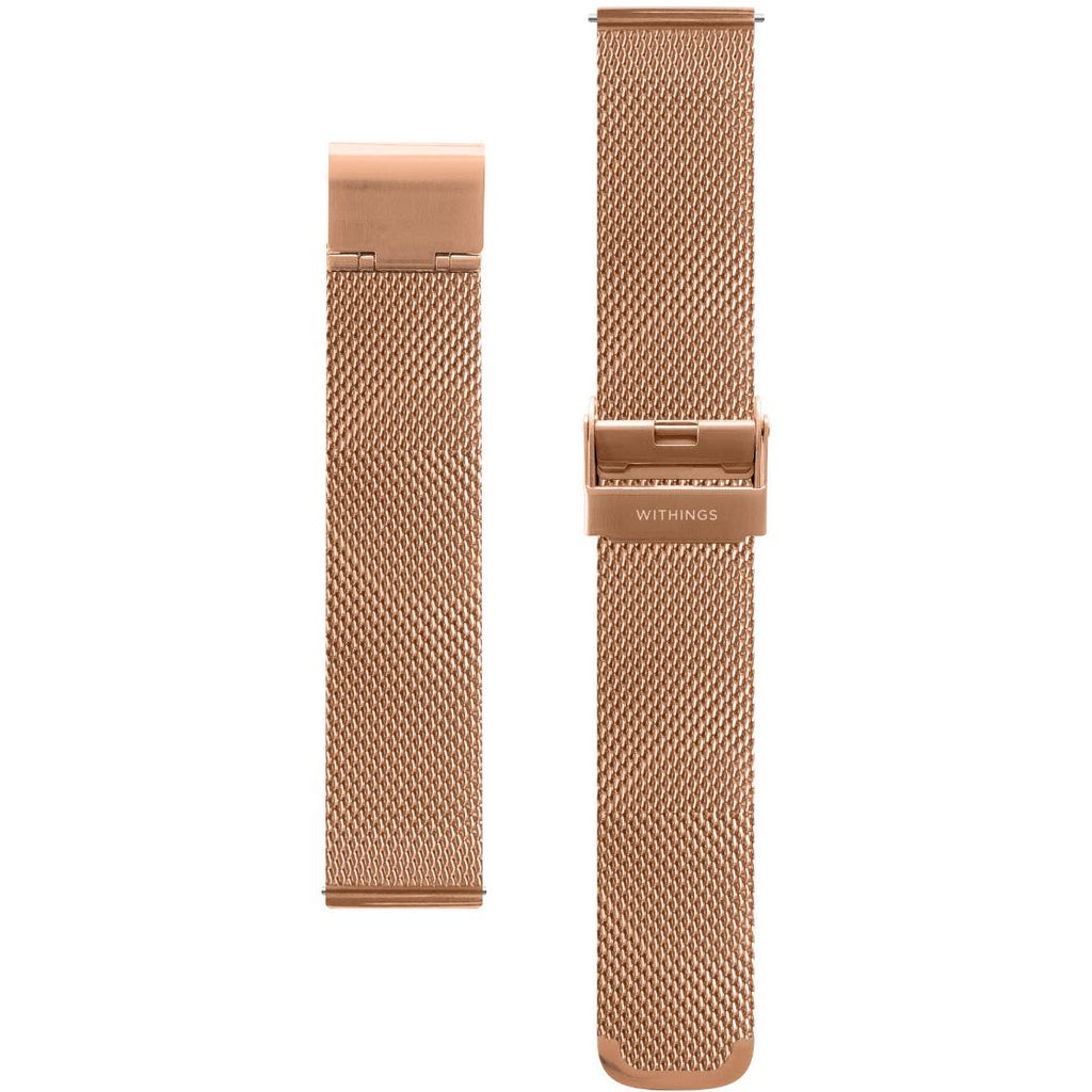 Withings Milanese Mesh Band 18mm (Rose Gold) - JB Hi-Fi
