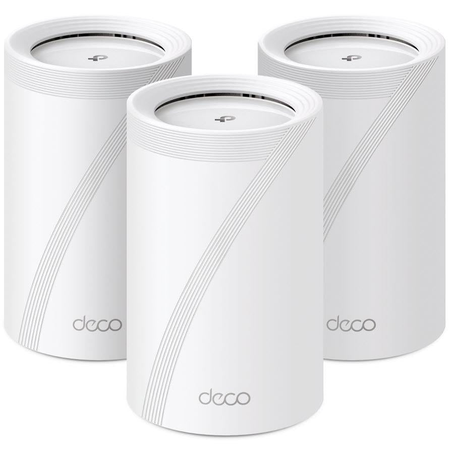 TP-Link Deco BE11000 Tri-Band Whole-Home Mesh Wi-Fi 7 System (3-pack ...