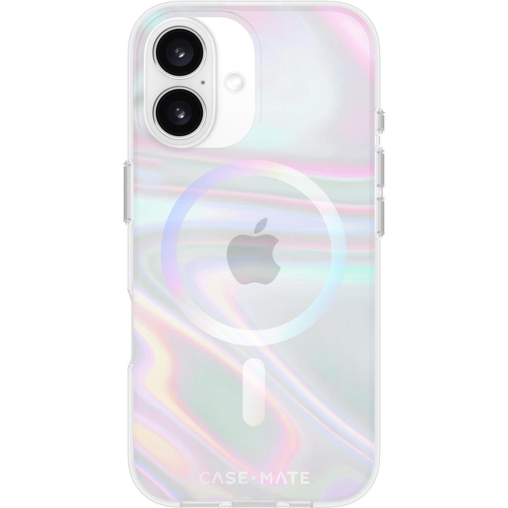 Case-Mate Soap Bubble MagSafe Case for iPhone 16 (Iridescent) - JB Hi-Fi