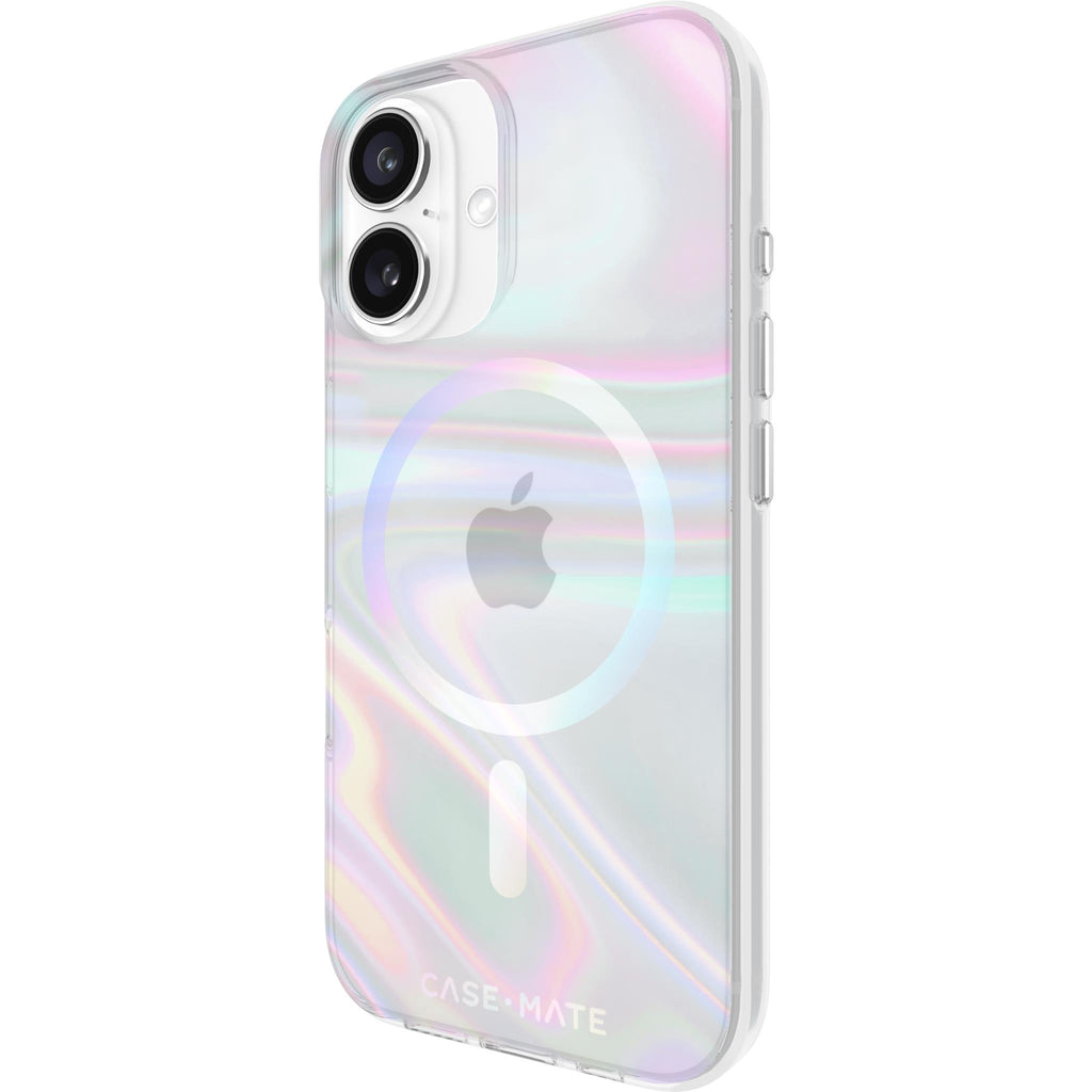 Case-Mate Soap Bubble MagSafe Case for iPhone 16 (Iridescent) - JB Hi-Fi