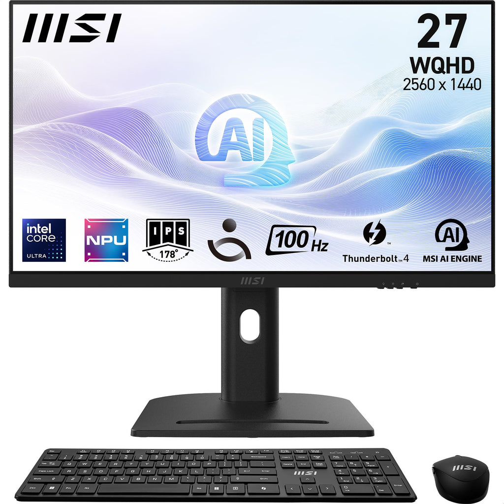 MSI Modern AM273QP AI 1UM-014AU 27" WQHD All-in-One PC (Intel Core Ult ...