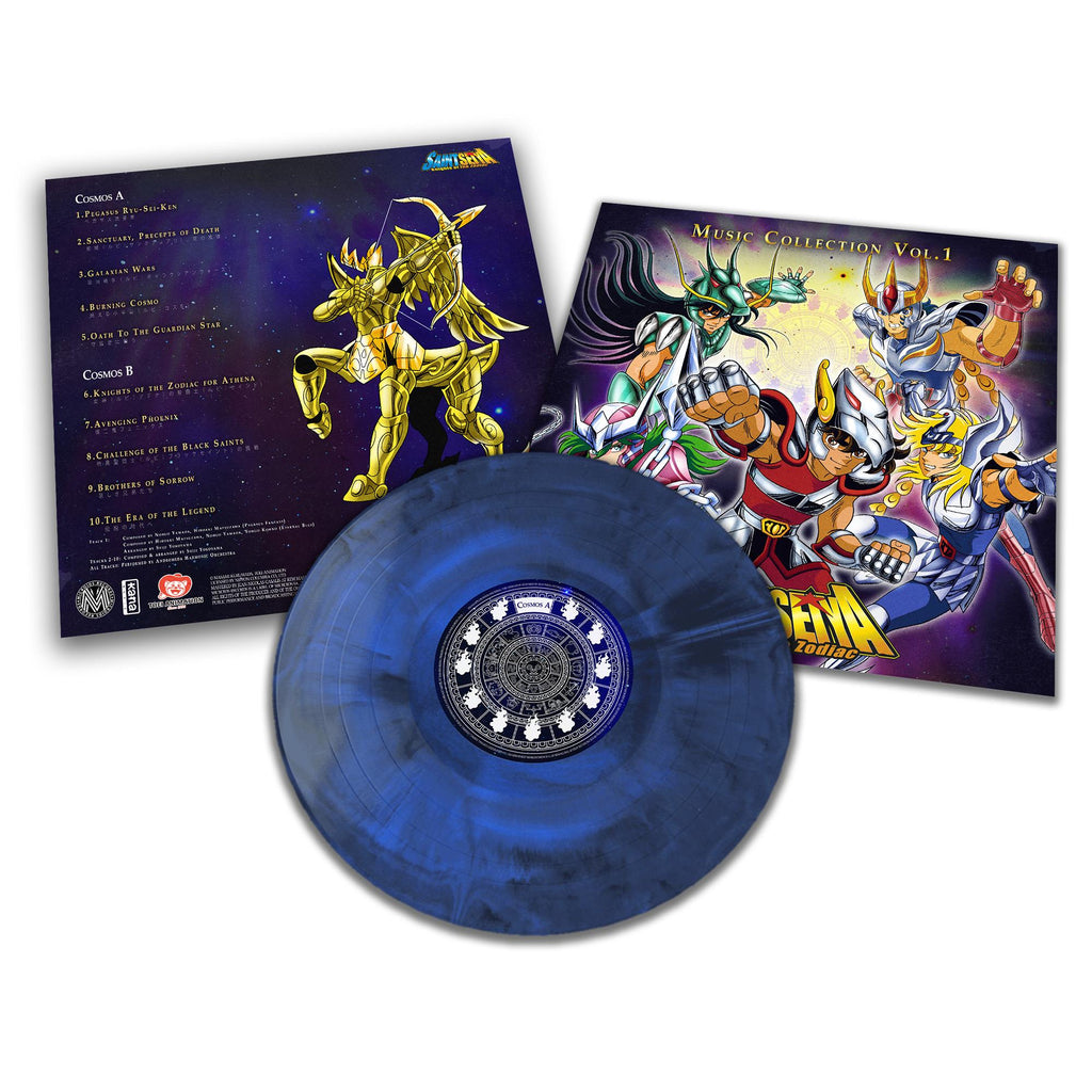 Saint Seiya (Music Collection Vol. 1) (Blue Marble Vinyl) - JB Hi-Fi