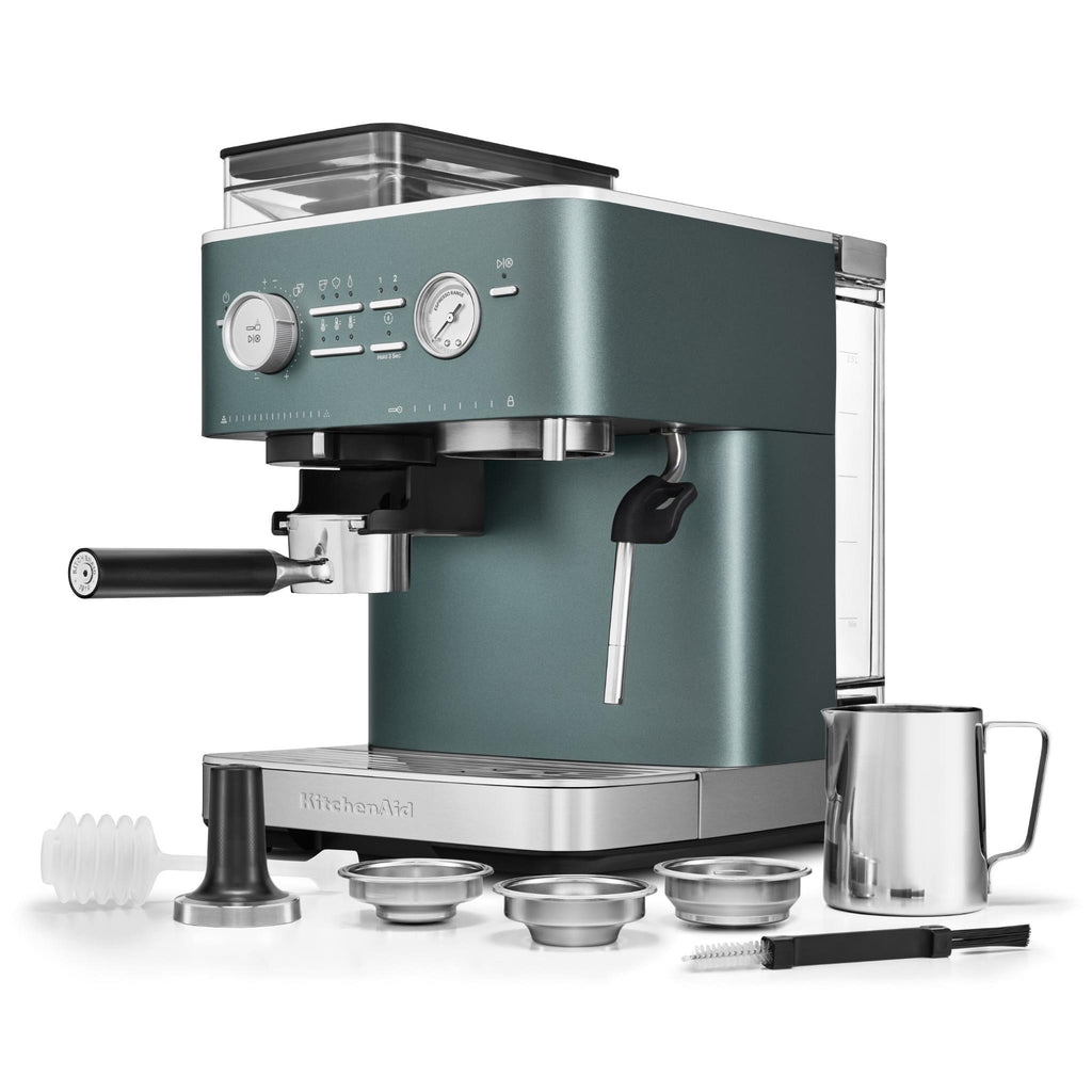 KitchenAid KES6551 Semi Automatic Espresso Machine with Burr Grinder ...