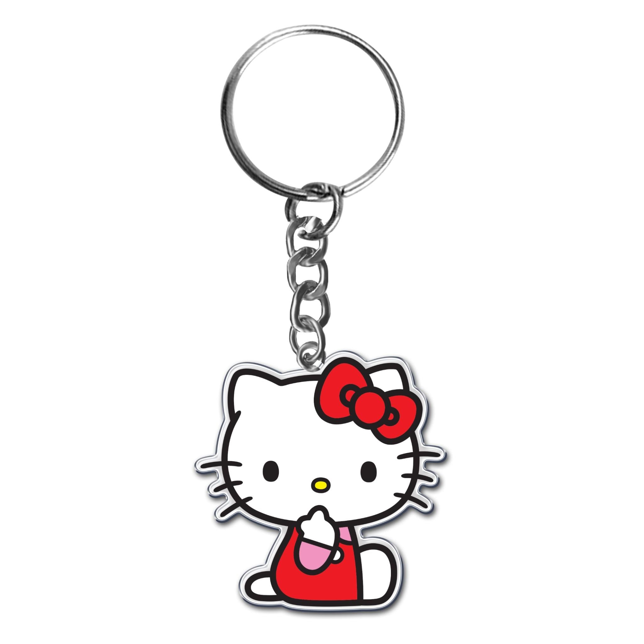 Hello Kitty - Sitting Metal Keyring - JB Hi-Fi