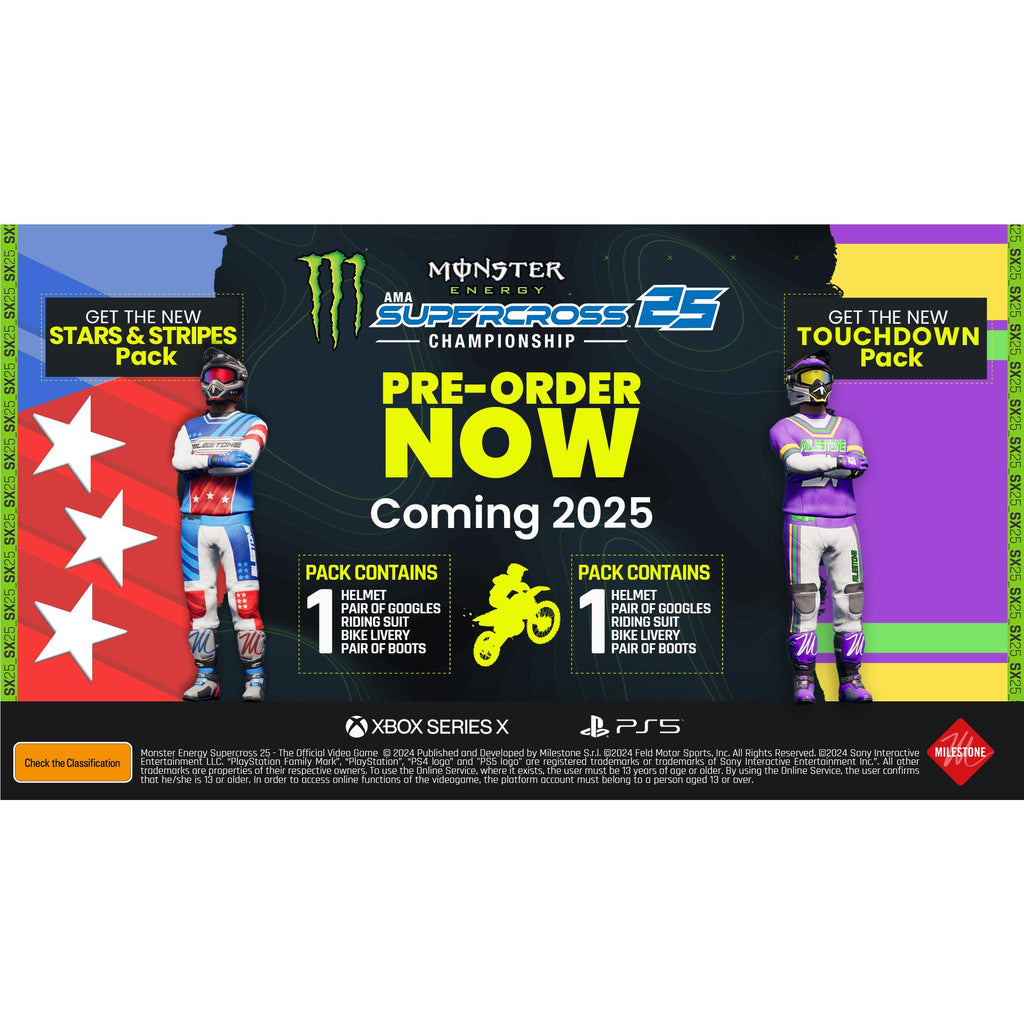 Monster Energy Supercross 25 - The Official Videogame Day One Edition ...