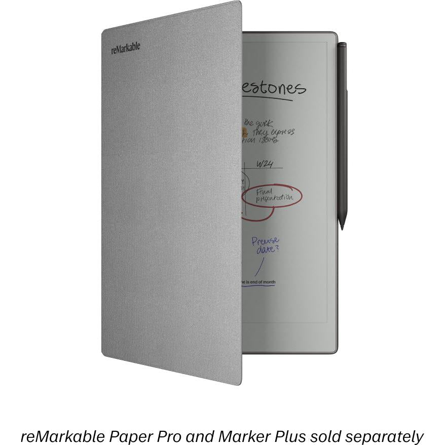 reMarkable BookFolio Pro Polymer Weave for Remarkable Paper Pro (Grey ...