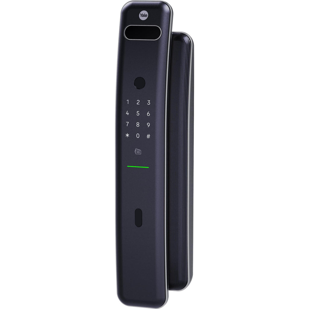 Yale Luna Pro+ Smart Push/Pull Mortice Lock with Yale Home Module (Gra ...